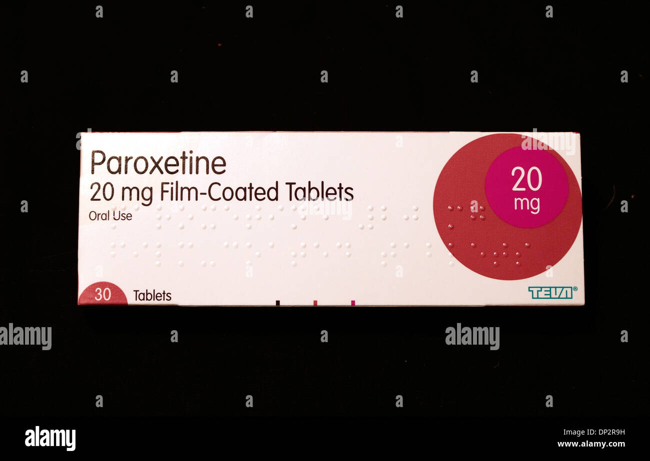 Paroxetine 20mg tablets Banque de photographies et d’images à haute ...