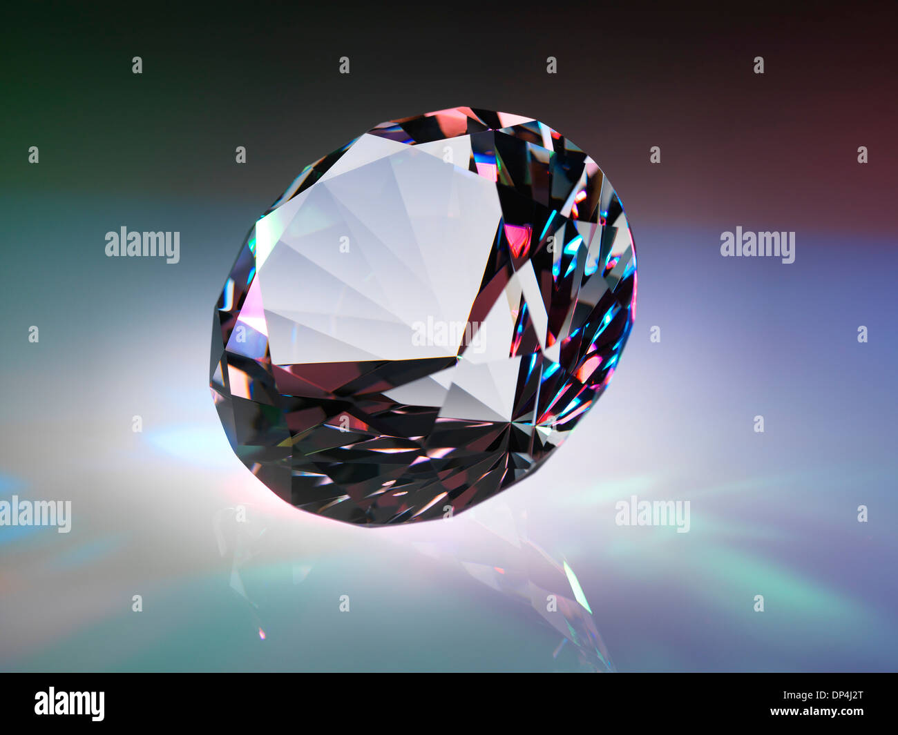 Light refraction diamond Banque de photographies et d’images à haute ...