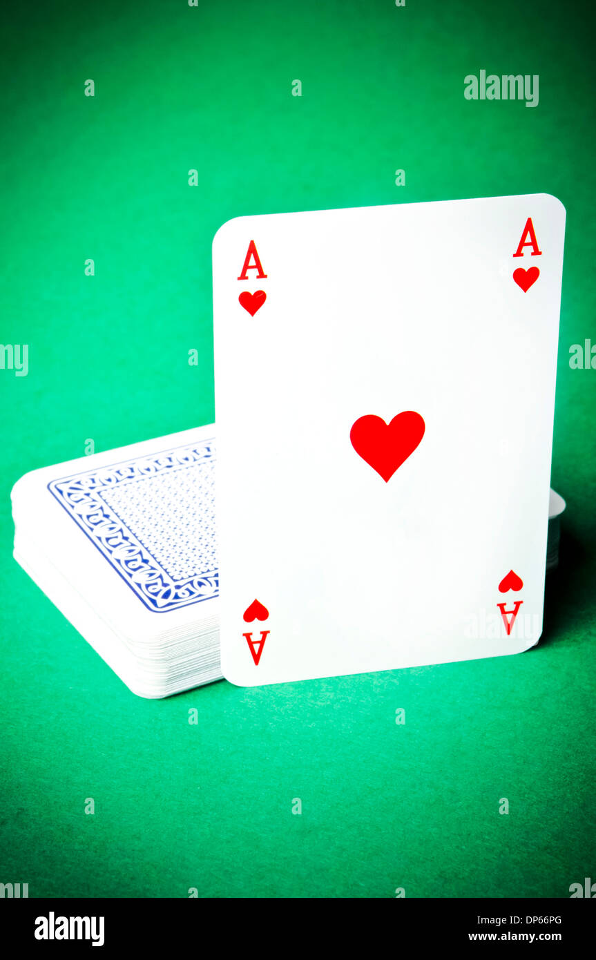 Ace of hearts Banque de photographies et d’images à haute résolution ...