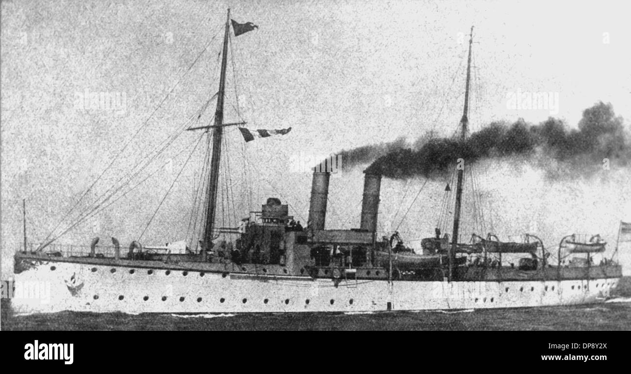 Le canon allemand bateau "Panther" a été envoyé à Agadir (Maroc) pour ...