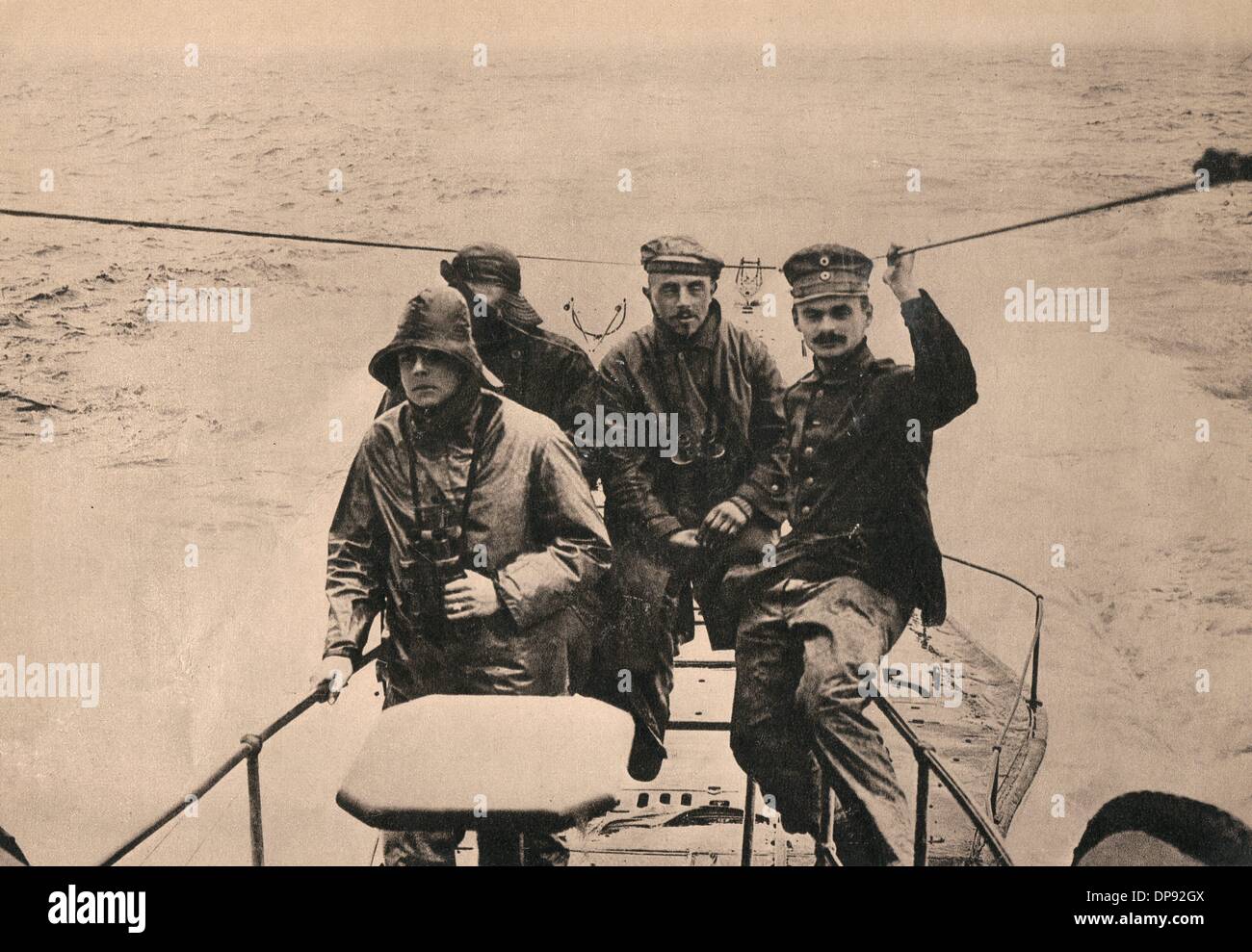 Lieutenant-commandant Lothar von Arnauld de la Perrière sur le sous ...