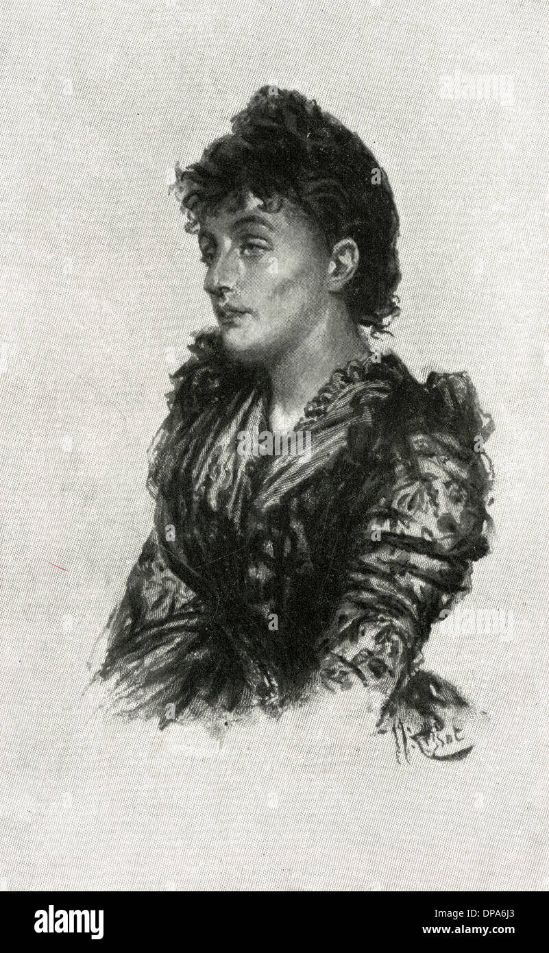 MADAME Alphonse DAUDET Photo Stock - Alamy