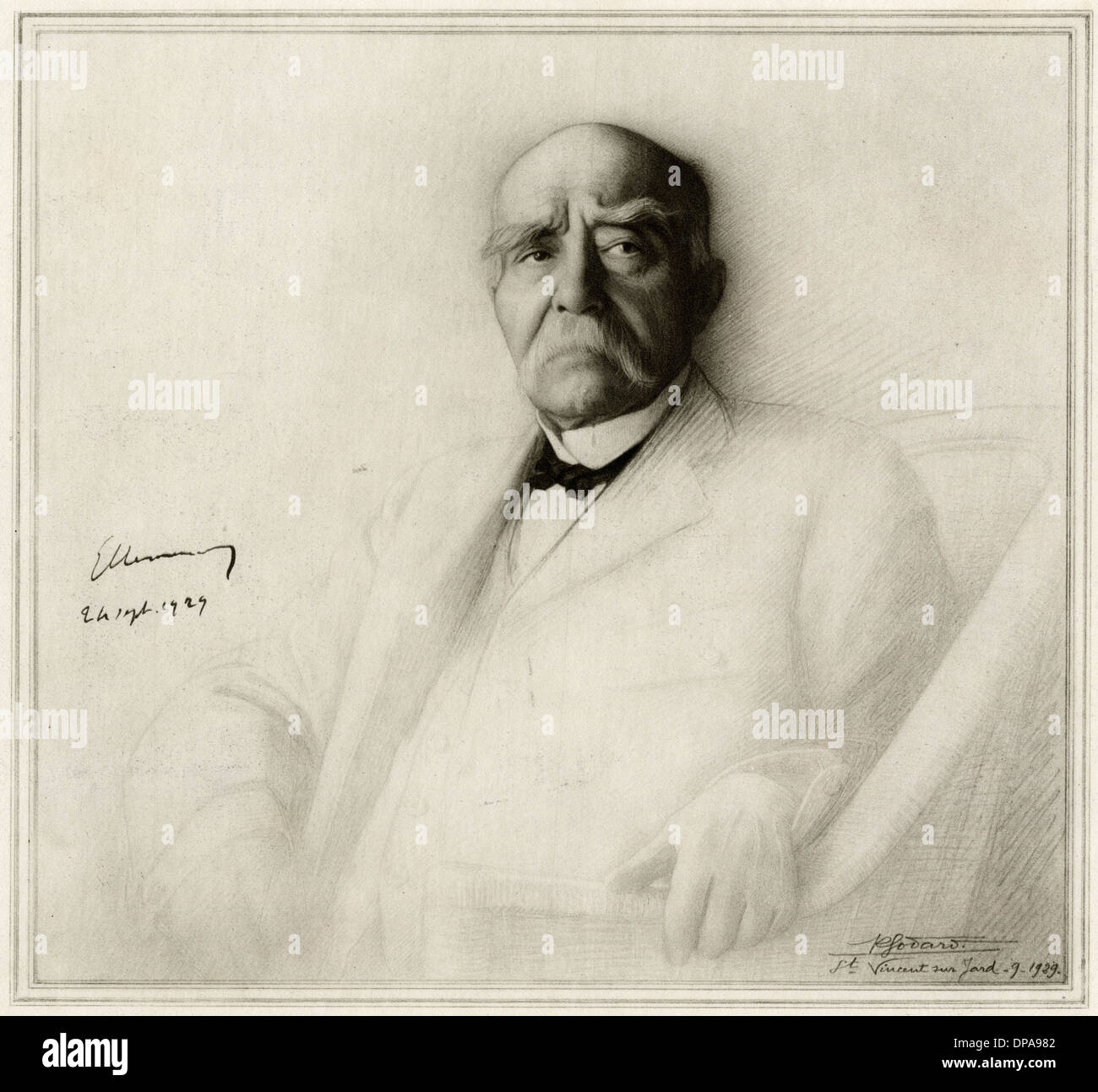 Georges Clemenceau Dessin Banque d'image et photos - Alamy