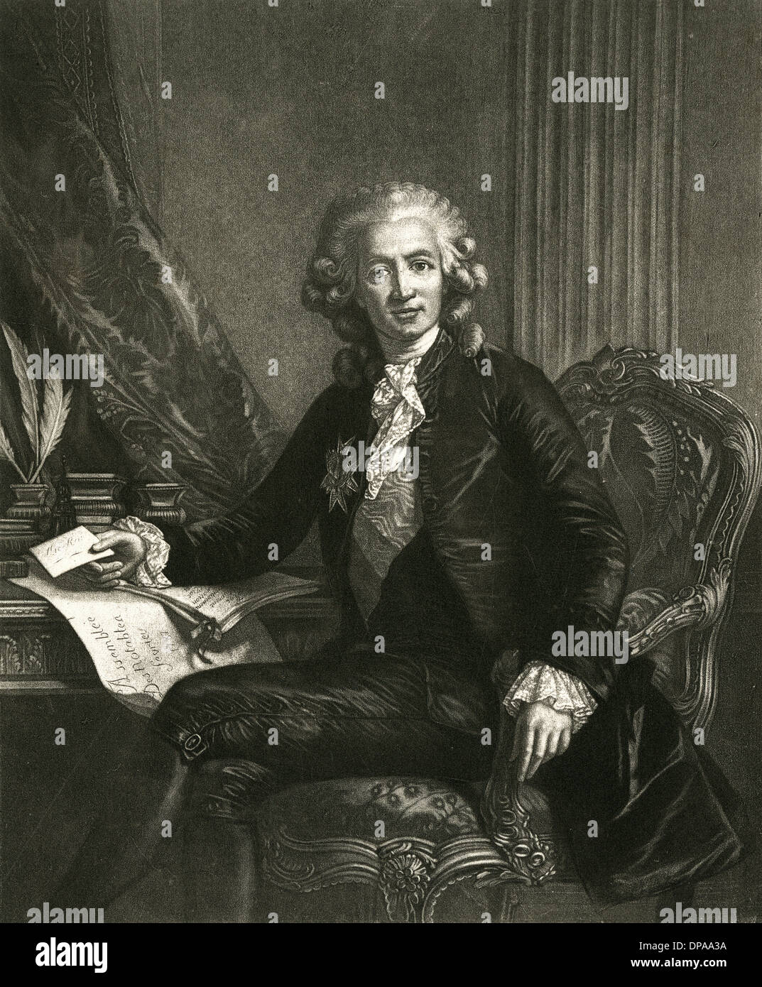 Charles alexandre de calonne 1734 1802 Banque de photographies et d ...