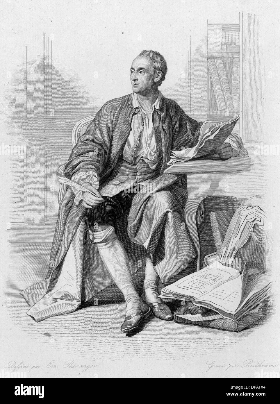 Diderot philosophe Banque de photographies et d’images à haute ...