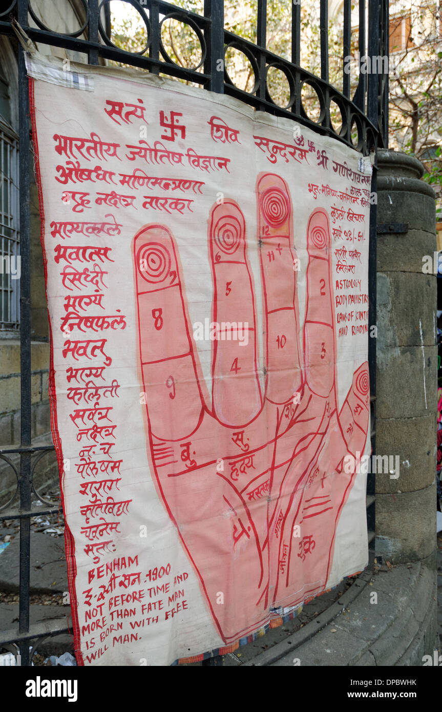 A palmistry map the hand Banque de photographies et d’images à haute ...