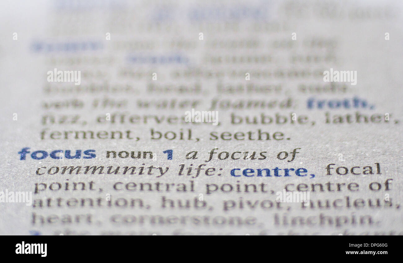 Mise au point centrale Banque de photographies et d’images à haute ...