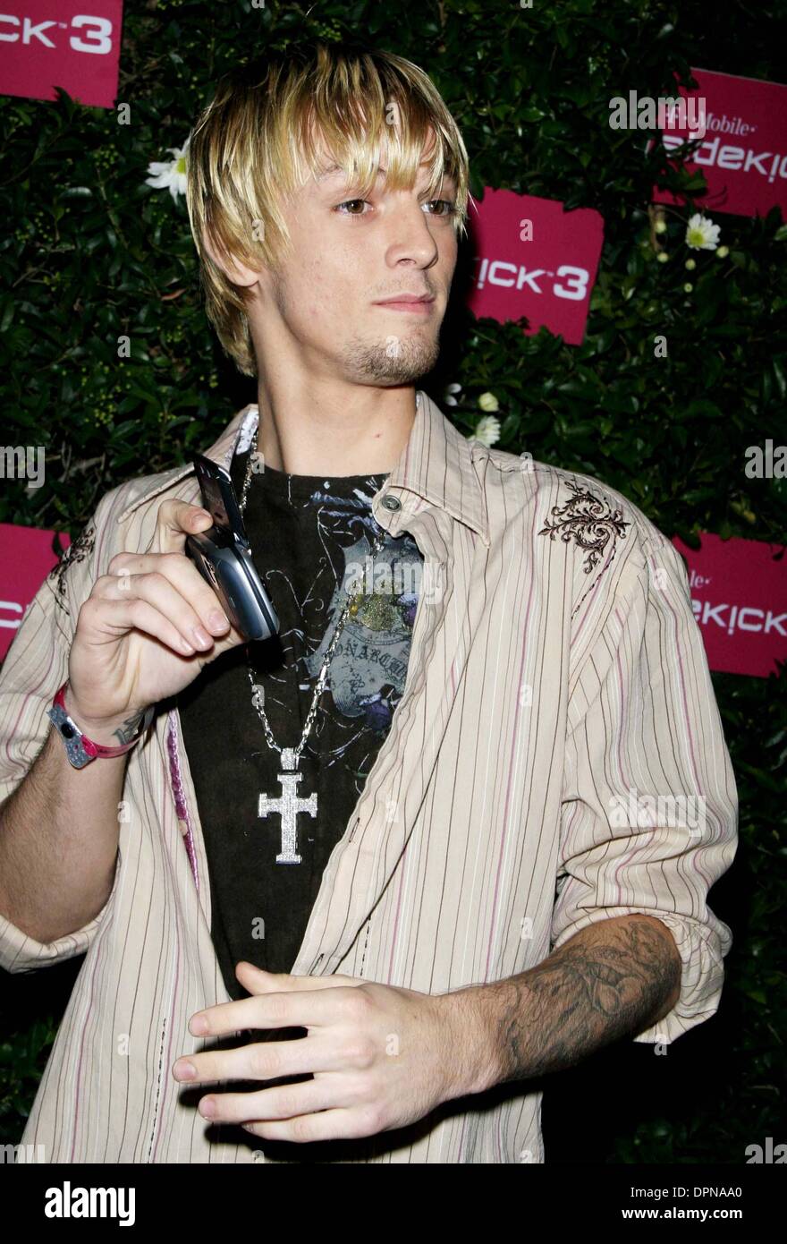 20 juin 2006 - Hollywood, Californie, USA - Aaron Carter -.T-mobile ...