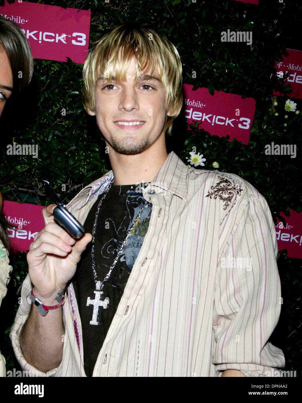 20 juin 2006 - Hollywood, Californie, USA - Aaron Carter -.T-mobile ...