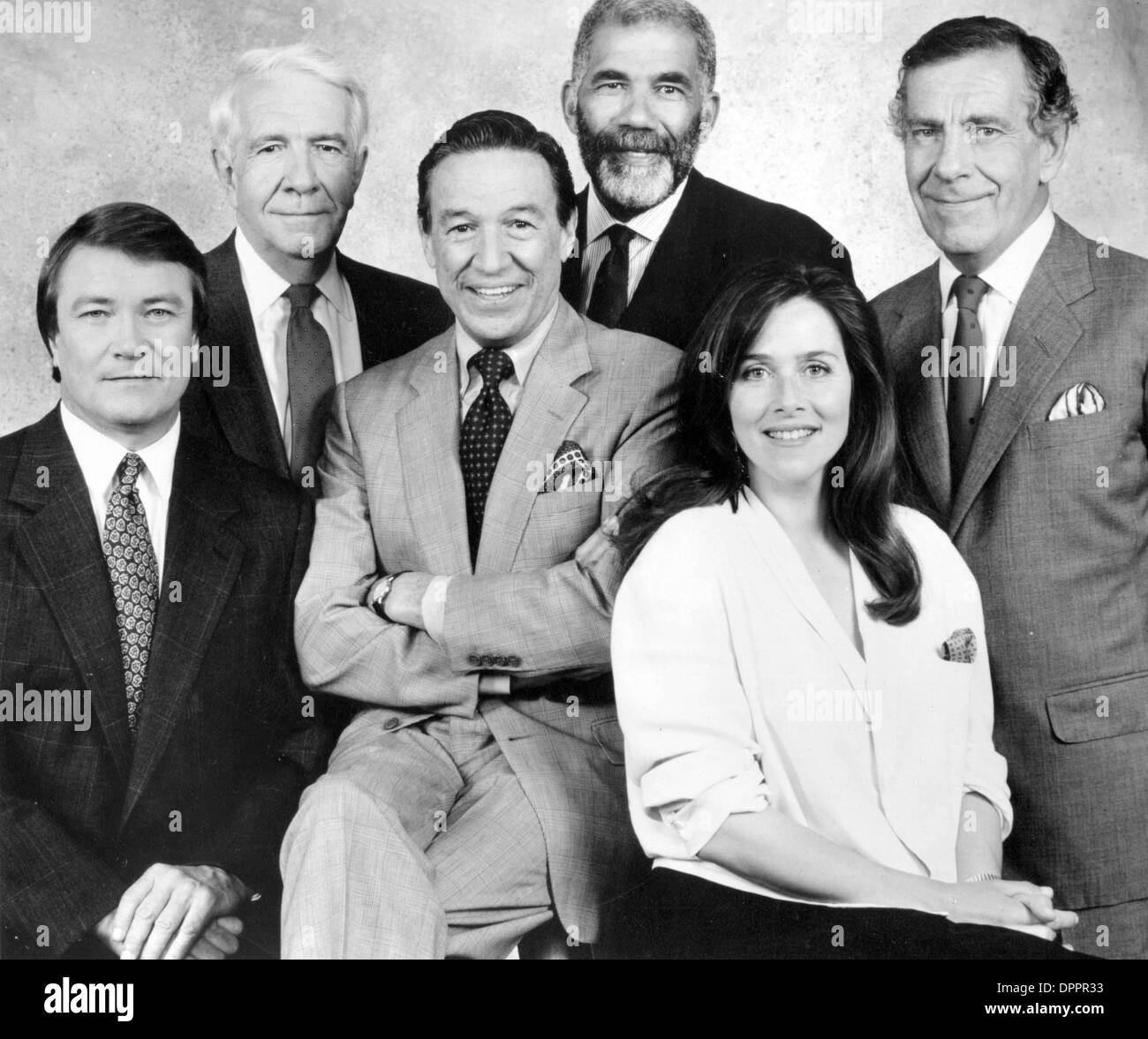 Morley safer Banque d'images noir et blanc - Alamy
