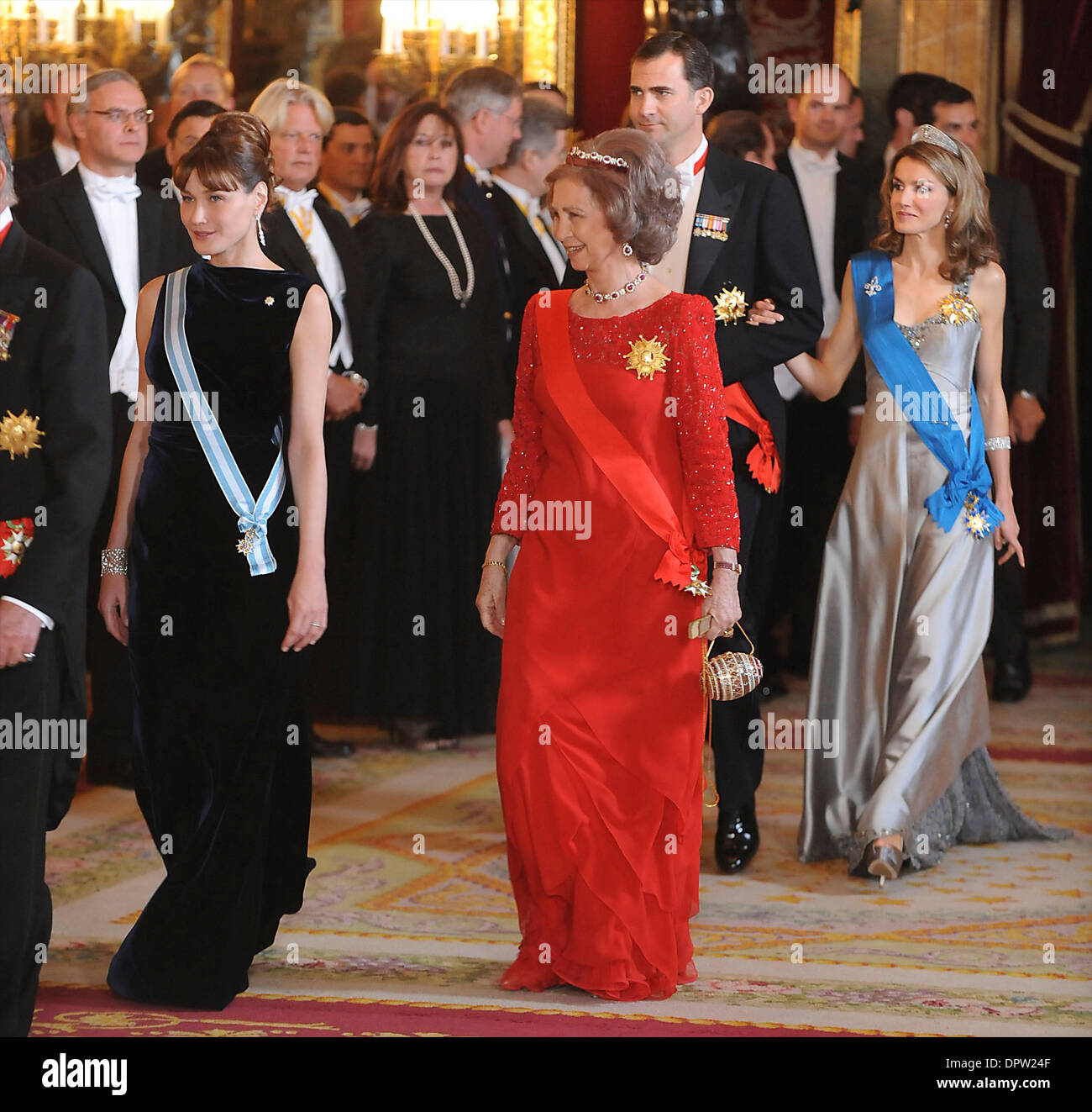 Carla bruni and princess letizia Banque de photographies et d’images à ...