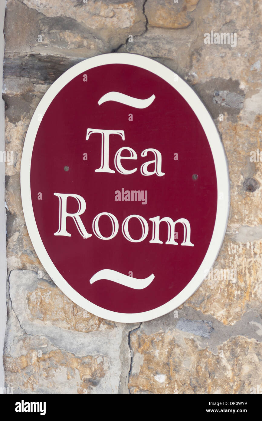 English tea room sign Banque de photographies et d’images à haute ...