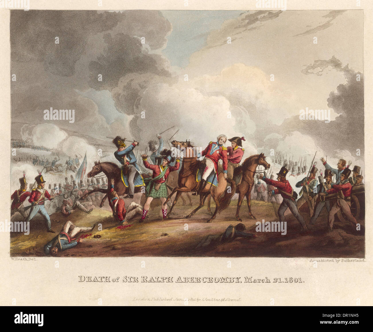 The battle of aboukir bay Banque de photographies et d’images à haute ...