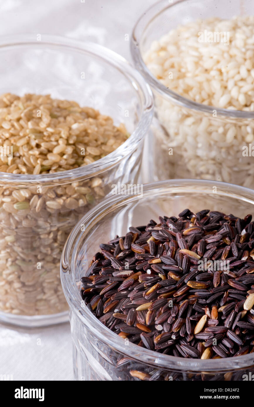 Types de riz Banque de photographies et d’images à haute résolution - Alamy