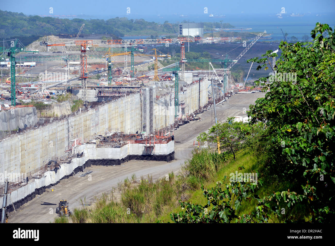 Panama canal aerial Banque de photographies et d’images à haute ...
