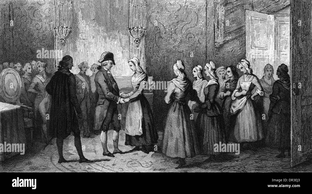 Versailles 5 5 1789 Banque d'images noir et blanc - Alamy