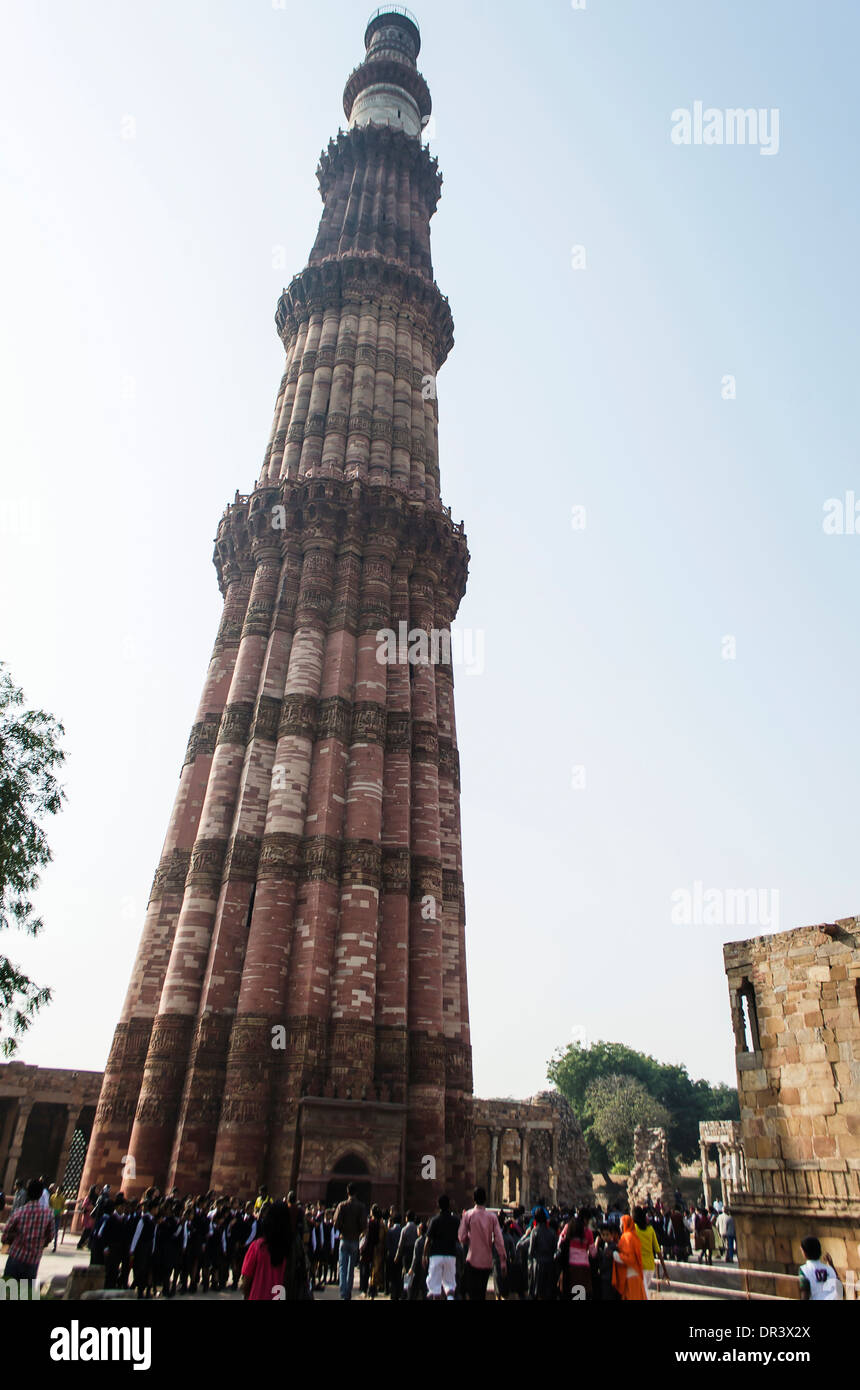 Le qutub minar Banque de photographies et d’images à haute résolution ...