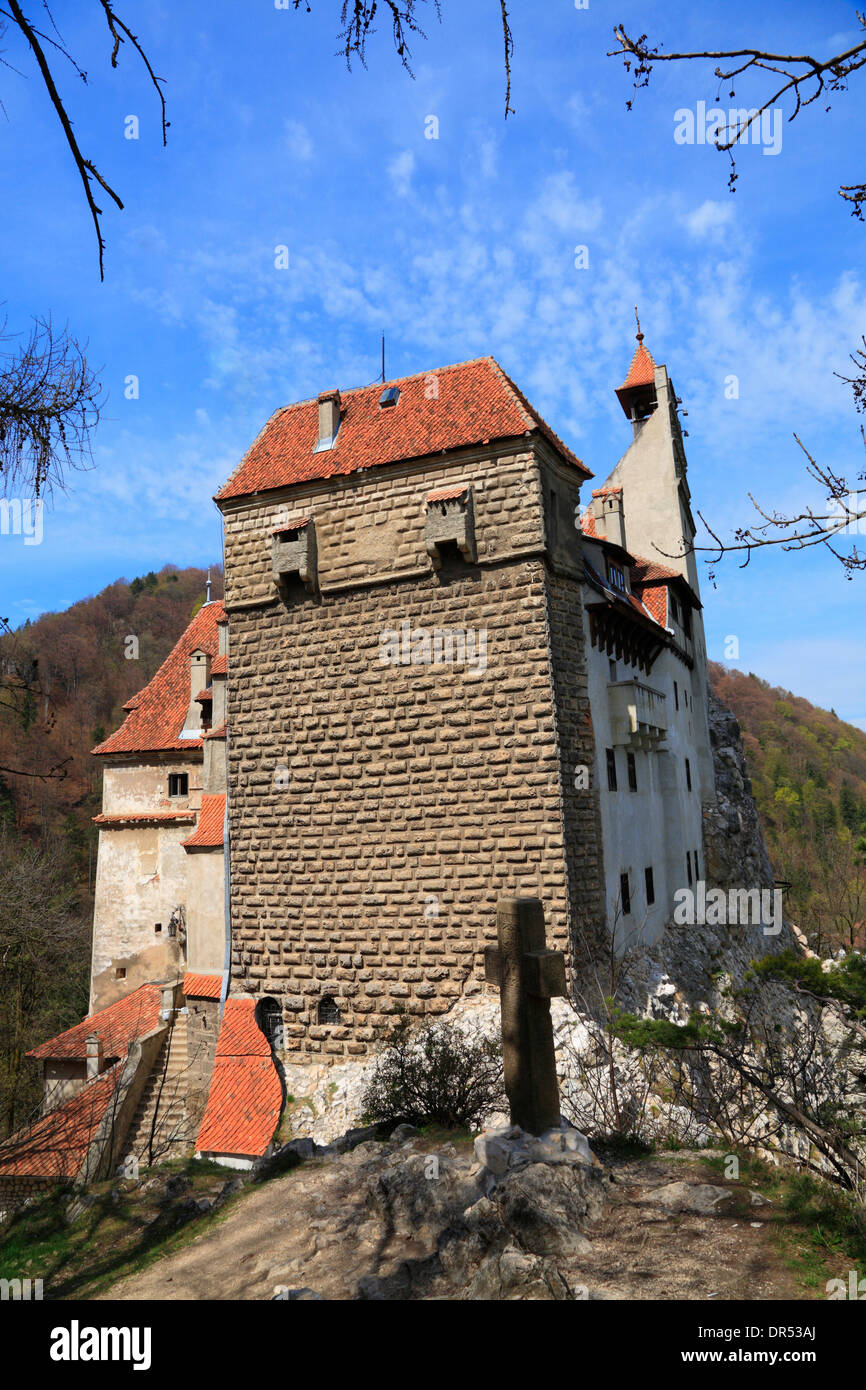 Château de Bran (château de Dracula) près de Brasov, en Transylvanie ...