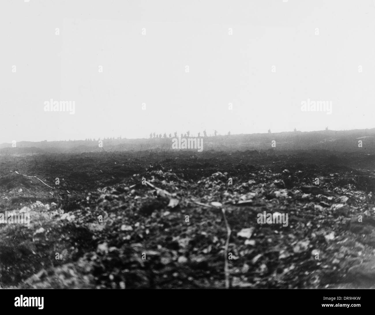 Vimy ridge trenches ww1 battle france world war one canadian Banque de ...