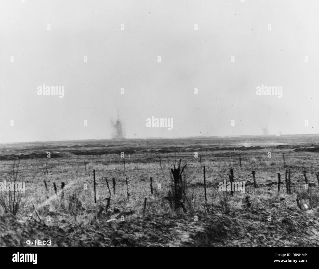 Vimy ridge trenches france ww1 battle world war one Banque de ...
