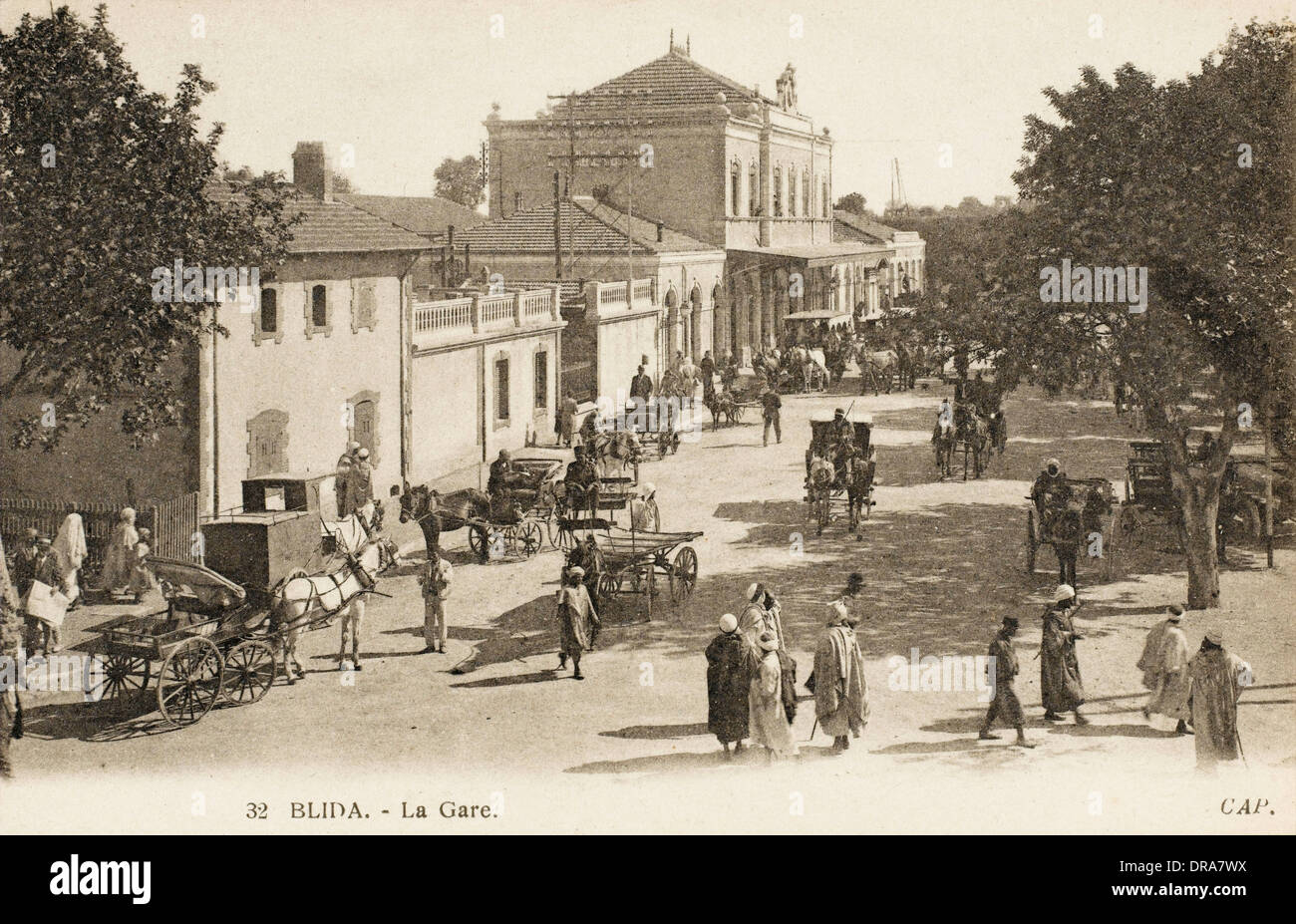 Blida, Algérie - La Gare Photo Stock - Alamy