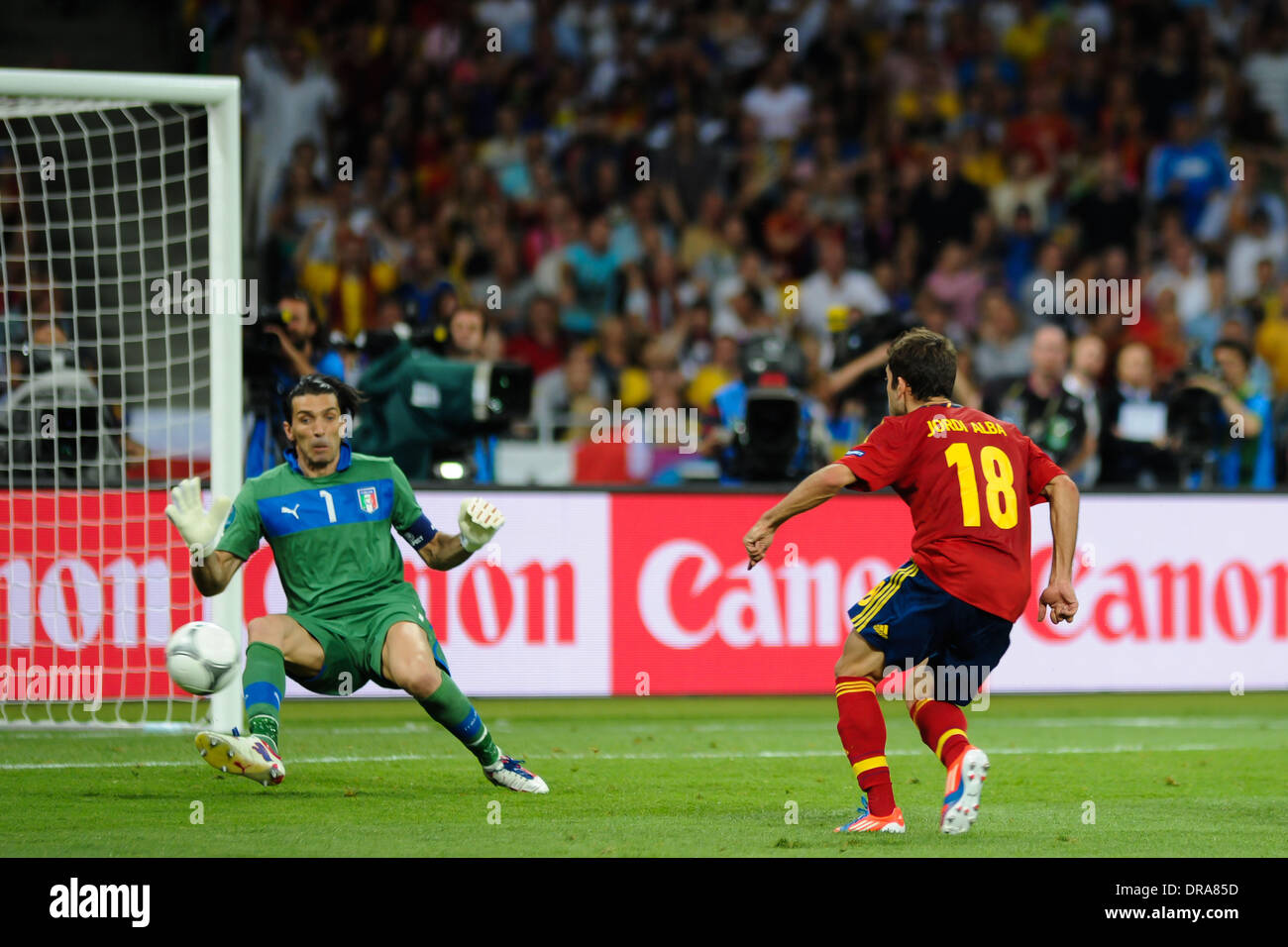 Jordi alba uefa euro 212 final Banque de photographies et d’images à ...