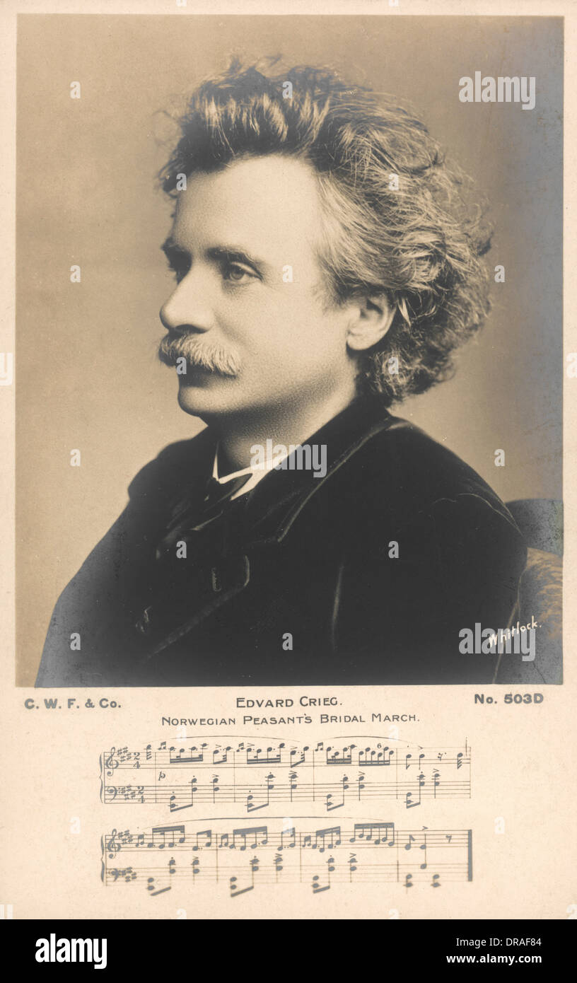 Edvard grieg portrait Banque de photographies et d’images à haute ...