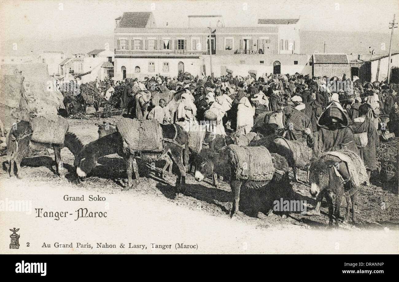 Souk tangiers morocco tangier Banque de photographies et d’images à ...