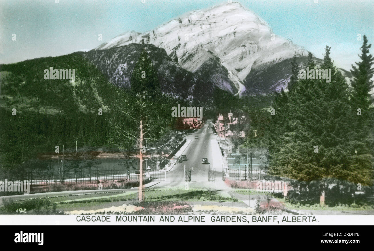 Cascade gardens banff canada Banque de photographies et d’images à ...