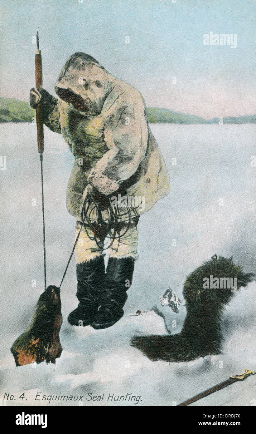 Chasse inuit au canada Banque de photographies et d’images à haute ...