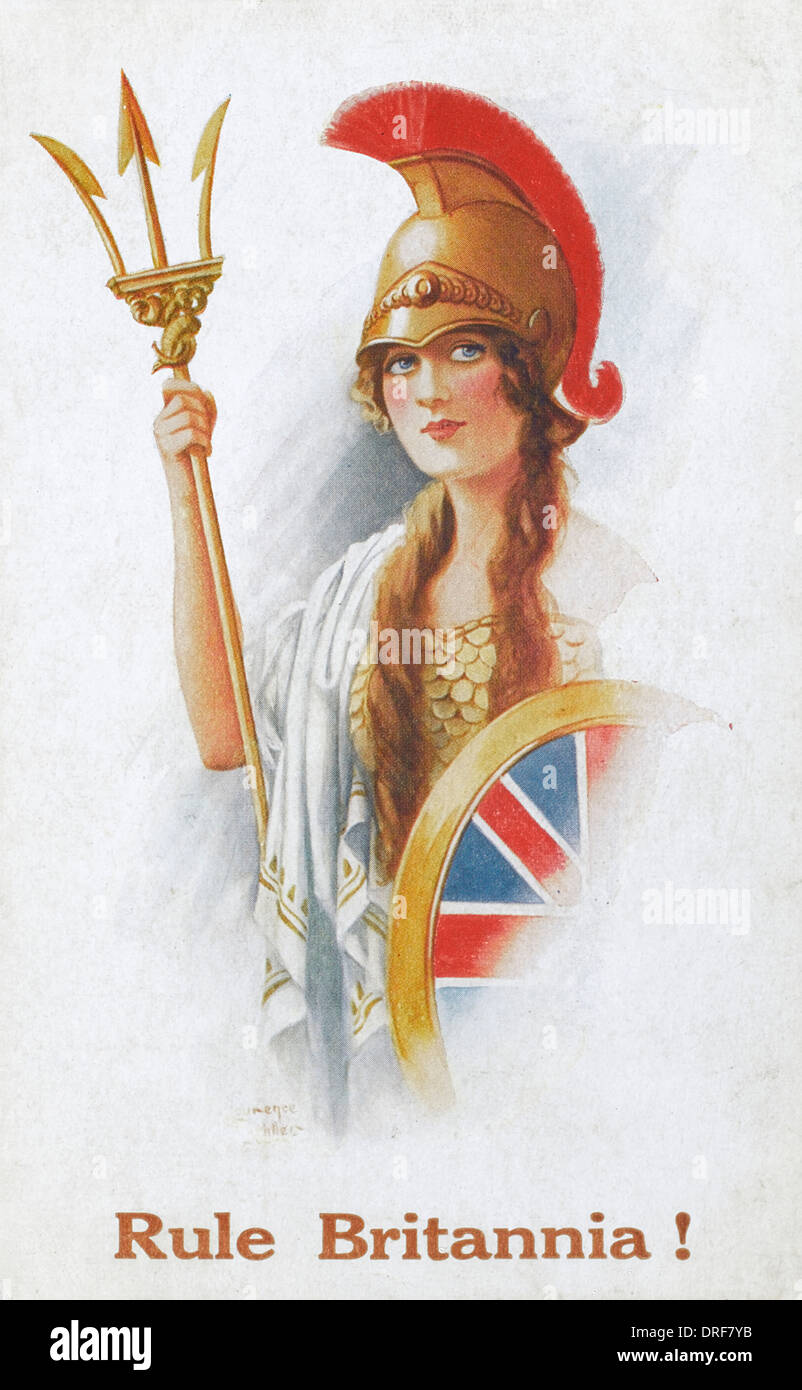 Britannia Britannia Personification Britain Banque d'image et photos ...