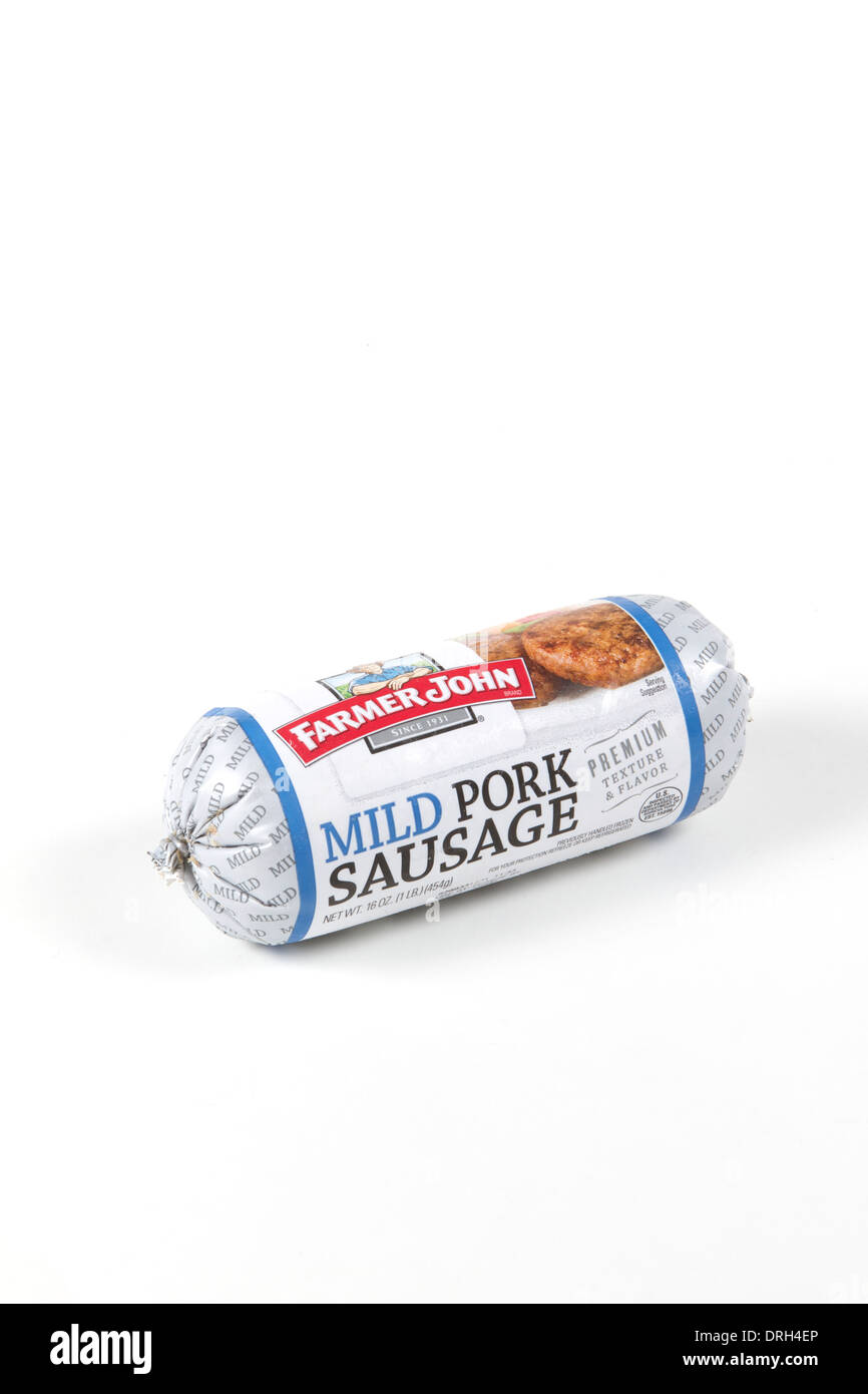 Production de saucisses et de viande Banque d'images détourées - Alamy
