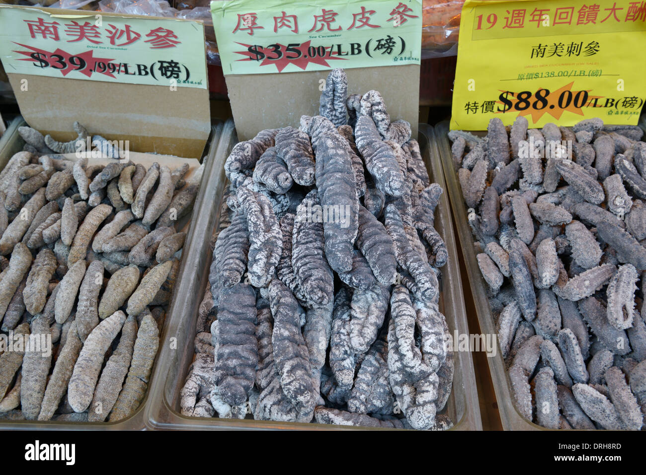 Dried sea cucumbers Banque de photographies et d’images à haute ...