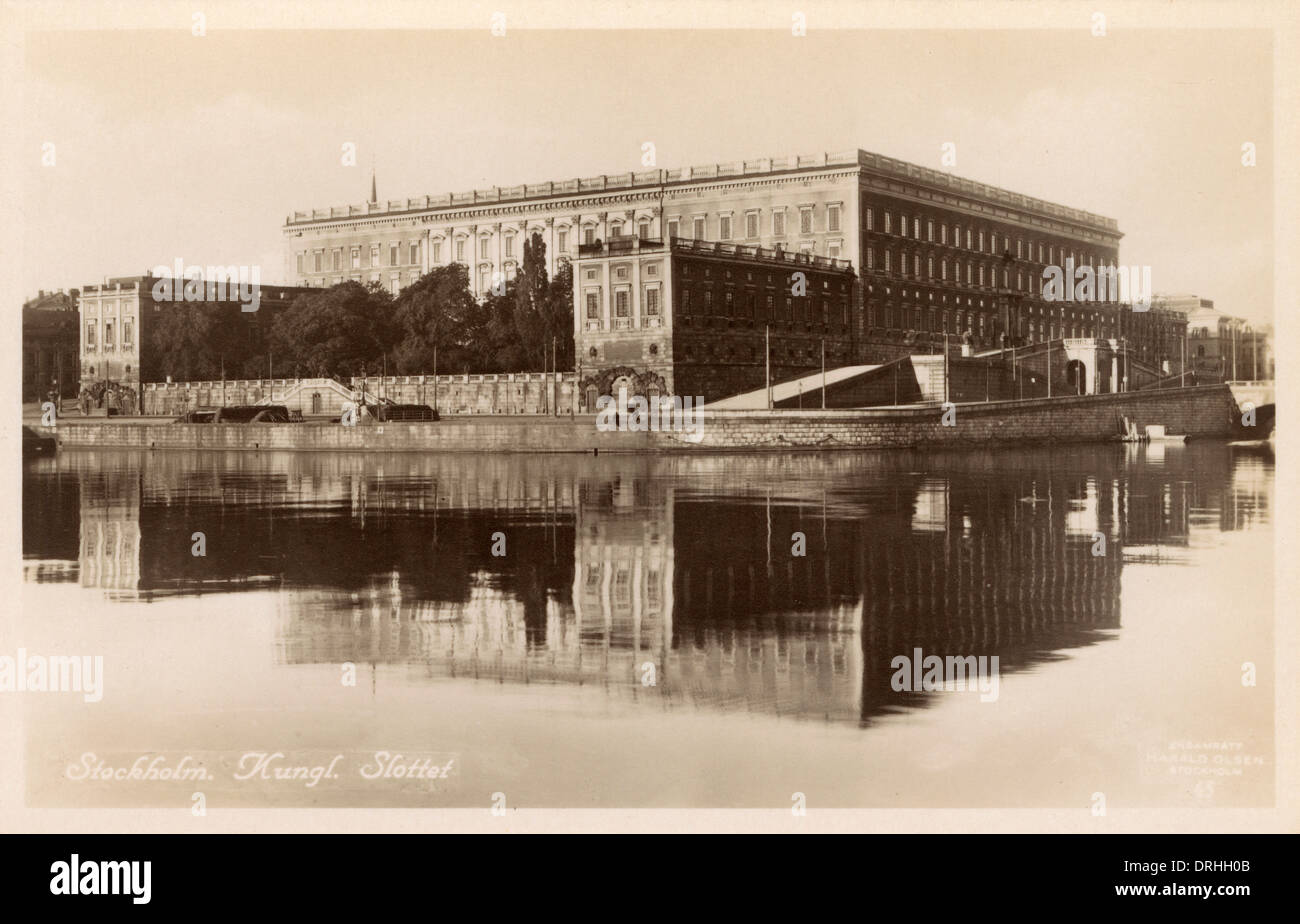 Kungliga slottet le palais de stockholm Banque de photographies et d ...
