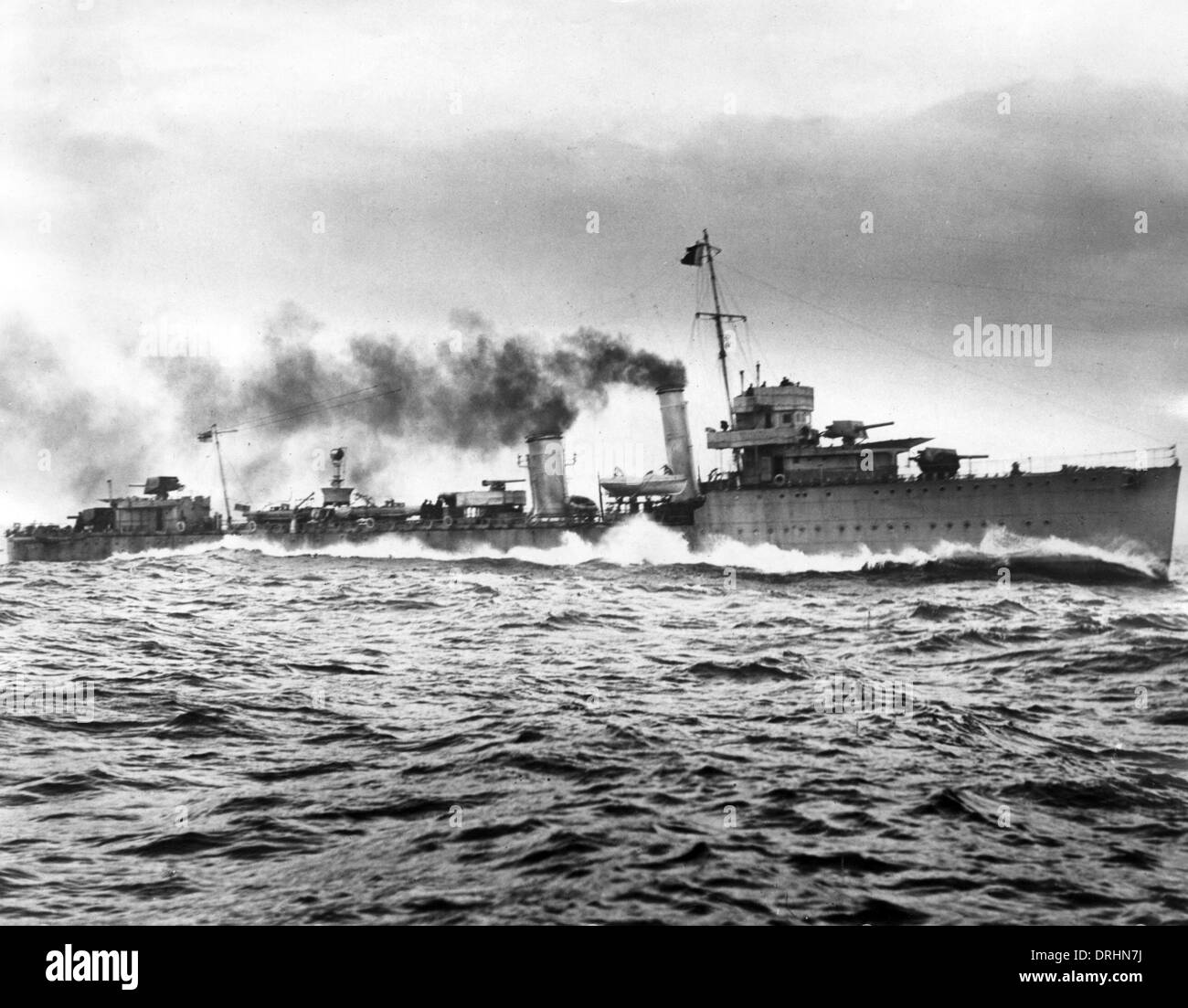 British destroyer Banque de photographies et d’images à haute ...