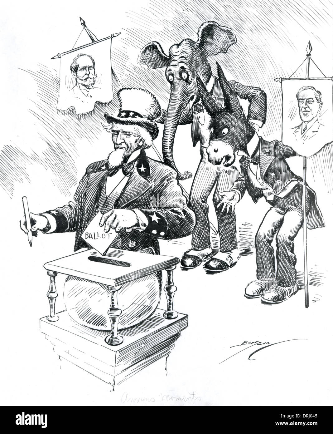 Uncle Sam Cartoon Banque d'image et photos - Alamy