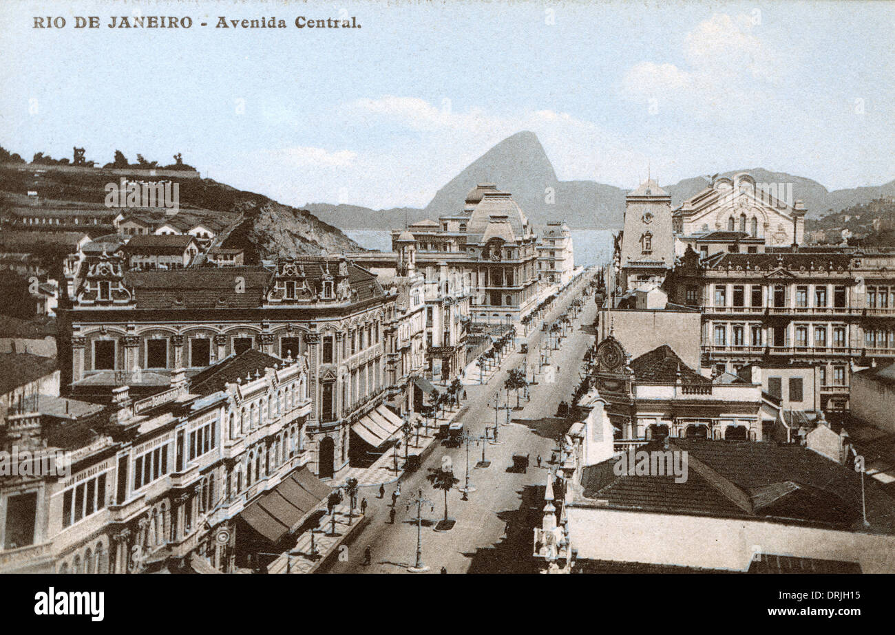 Rio de janeiro avenida central Banque de photographies et d’images à ...