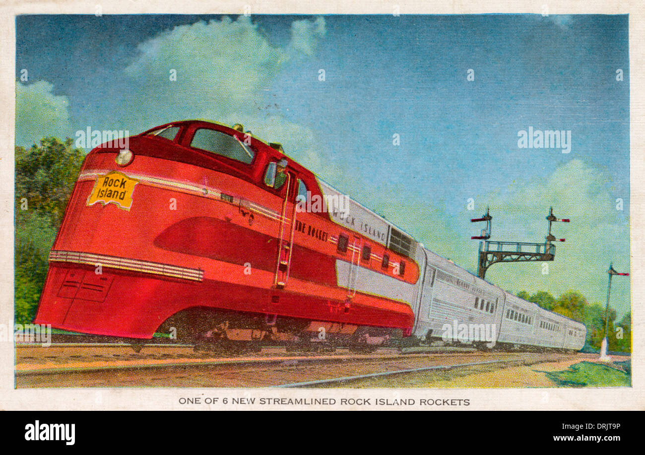 Train américain des années 1930 Banque de photographies et d’images à ...