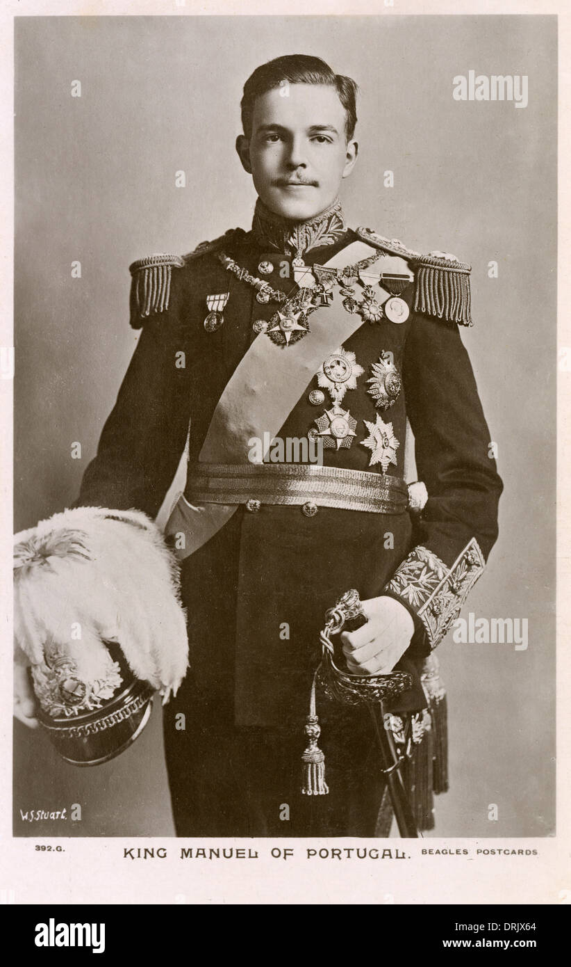 Le roi Manuel II de Portugal Photo Stock - Alamy