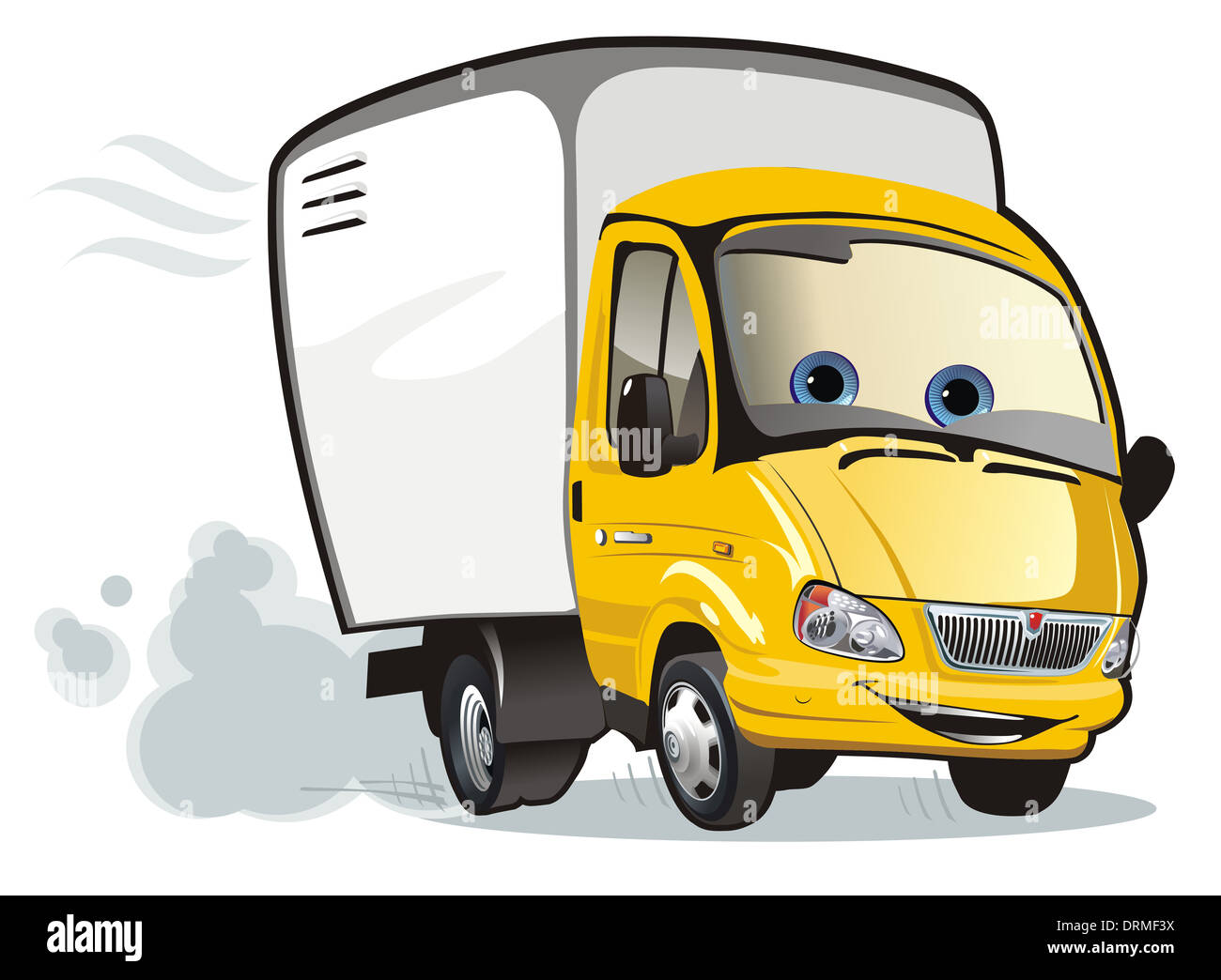 Camion de livraison / Dessin animé Photo Stock - Alamy