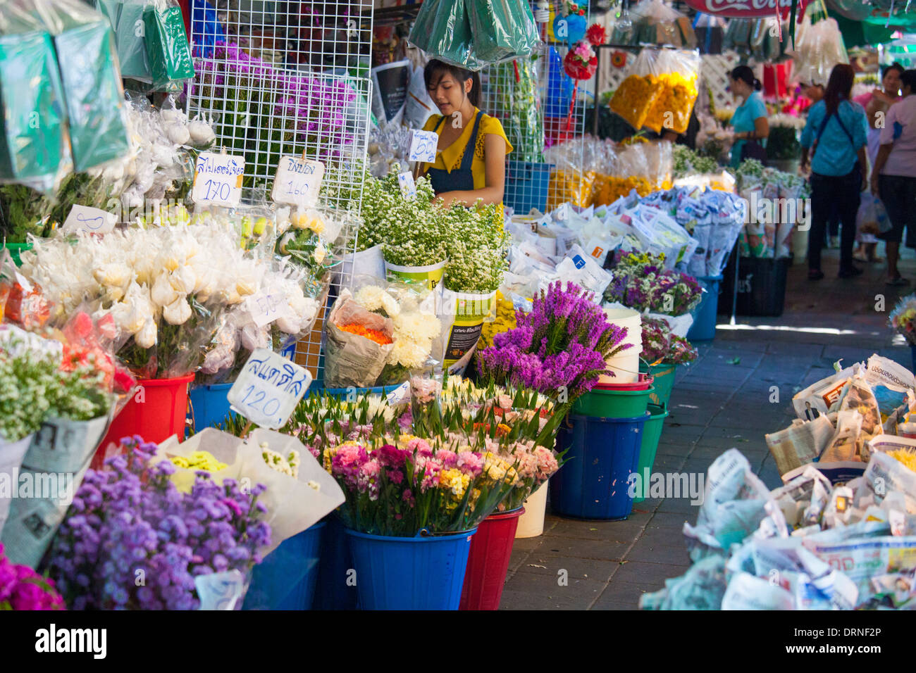 Bangkok flower market Banque de photographies et d’images à haute résolution - Alamy