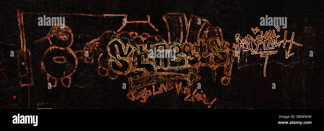 Graffiti tags Banque de photographies et d’images à haute résolution ...