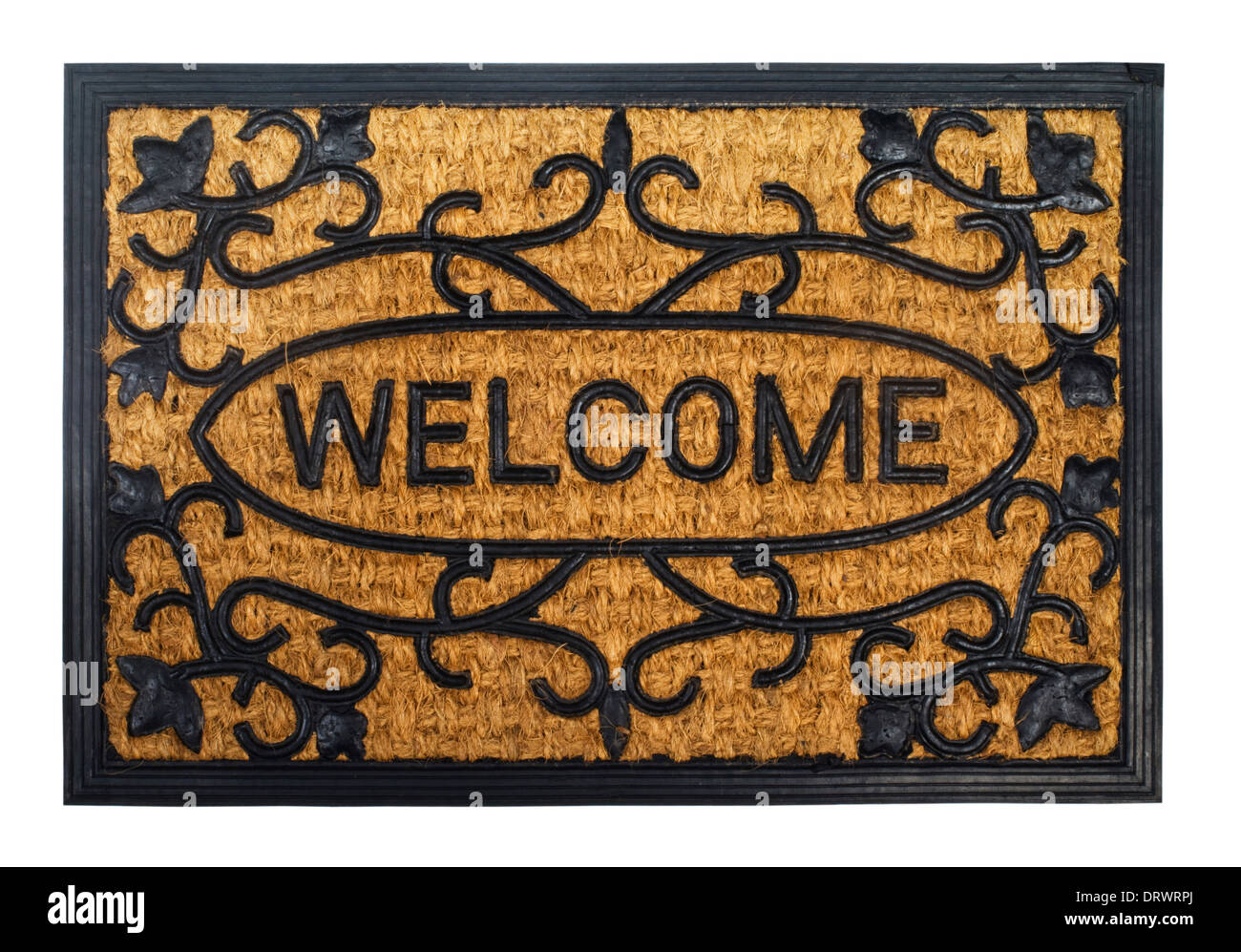 Visitor welcome sign Banque d'images détourées - Alamy