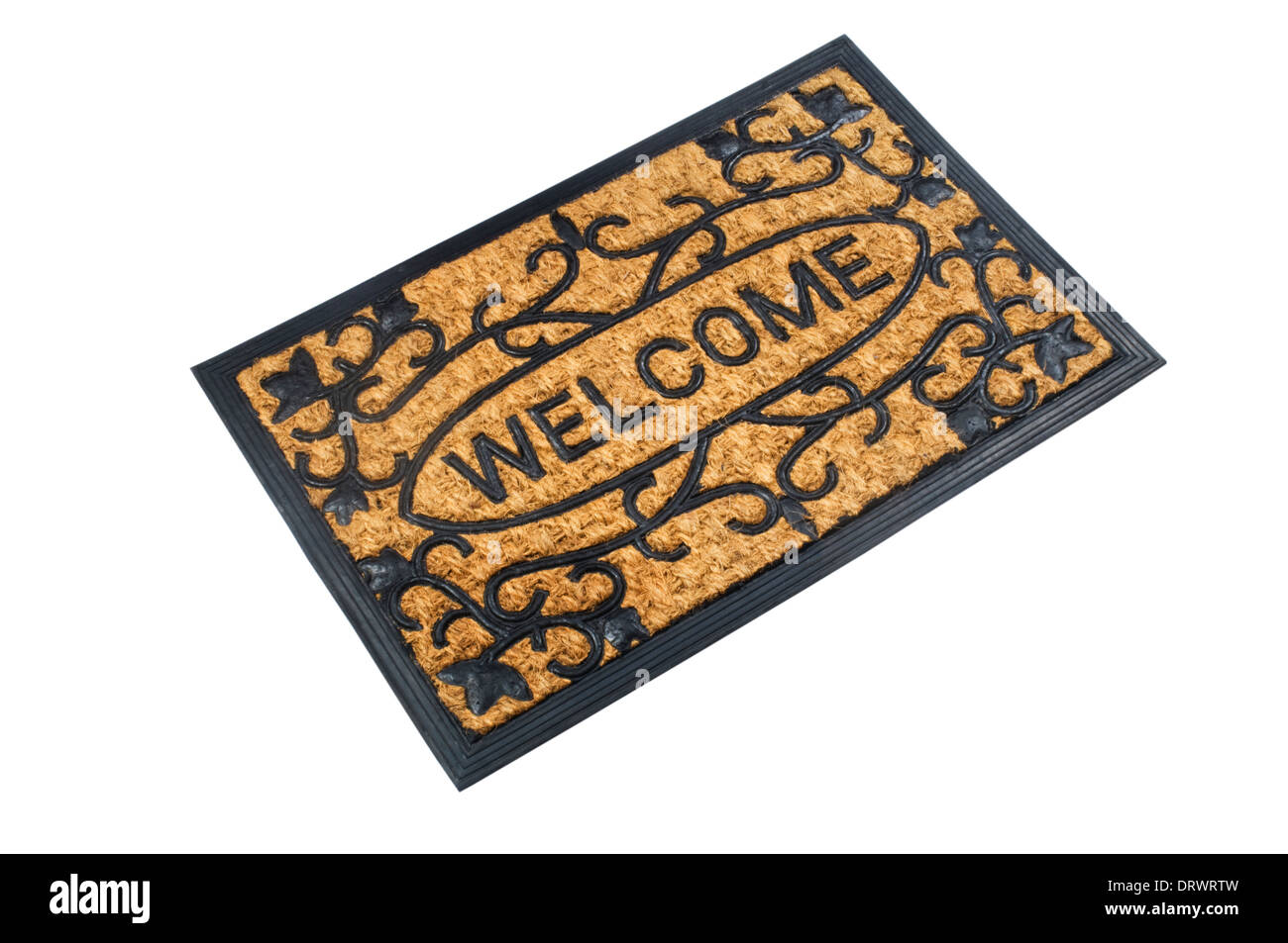 Visitor welcome sign Banque d'images détourées - Alamy
