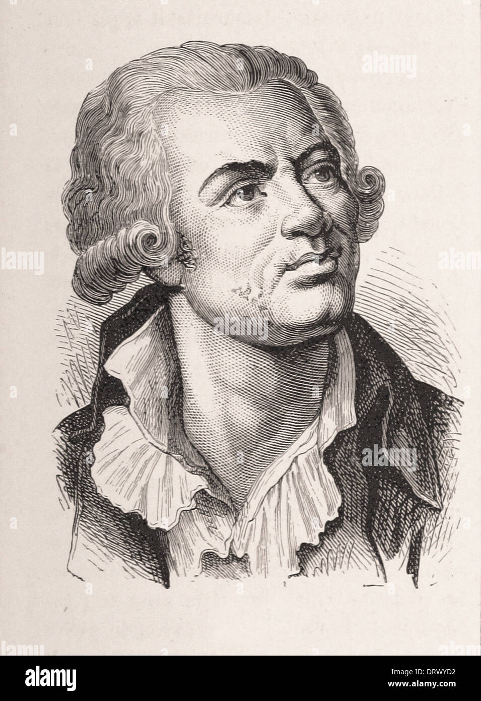 Georges danton portrait Banque d'image et photos - Alamy