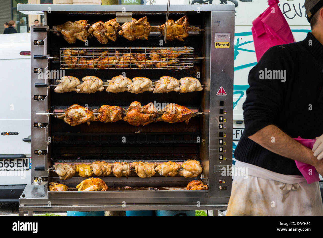 Poulet rotissiere Banque de photographies et d’images à haute ...