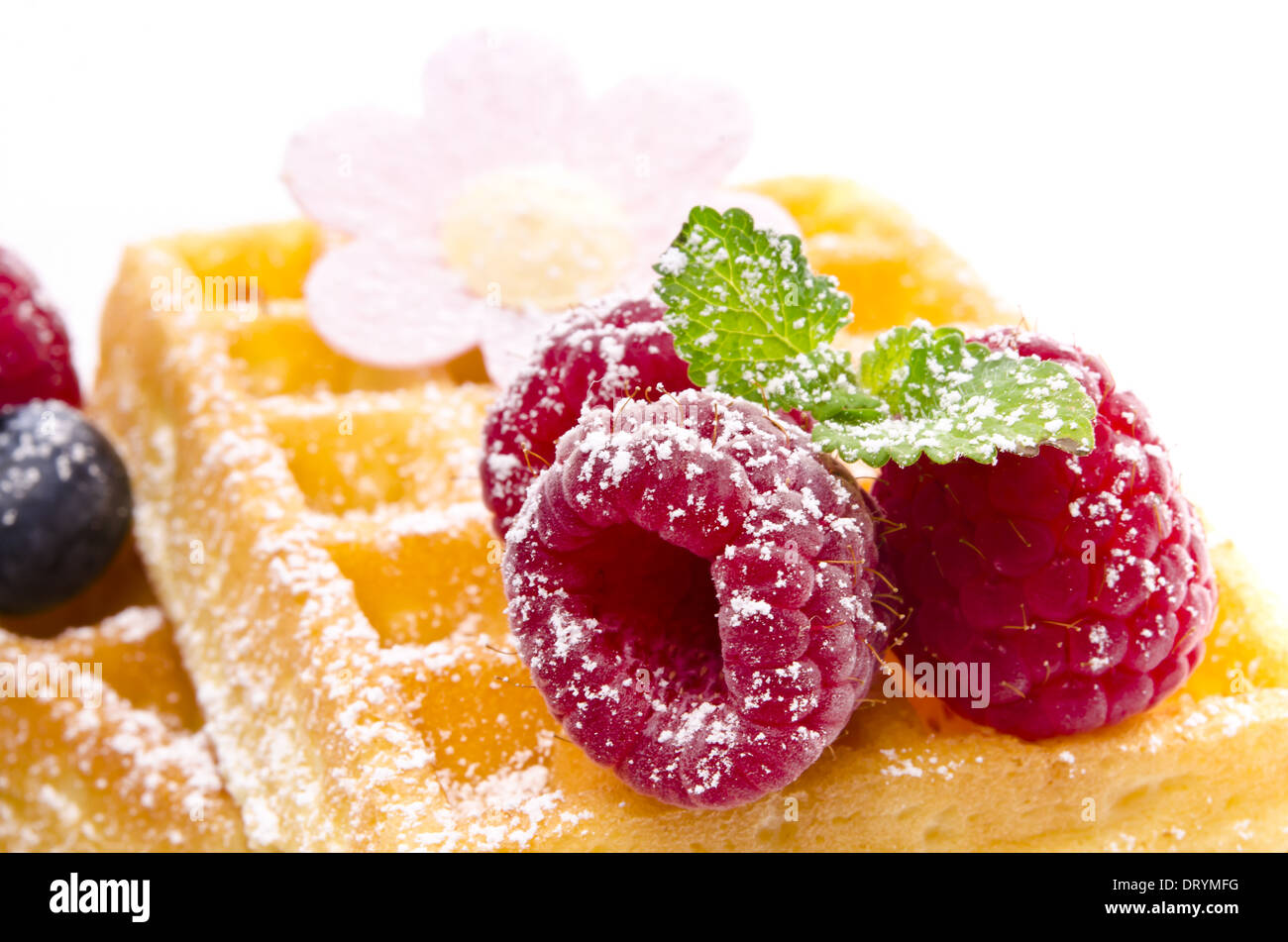 Gaufre aux fruits Banque de photographies et d’images à haute ...