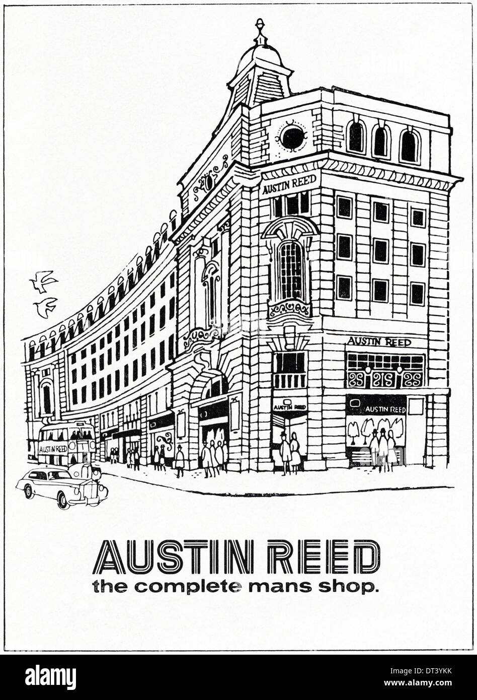 Magazine De Mode Des Années 1970 Publicité Publicité Austin Reed Mans