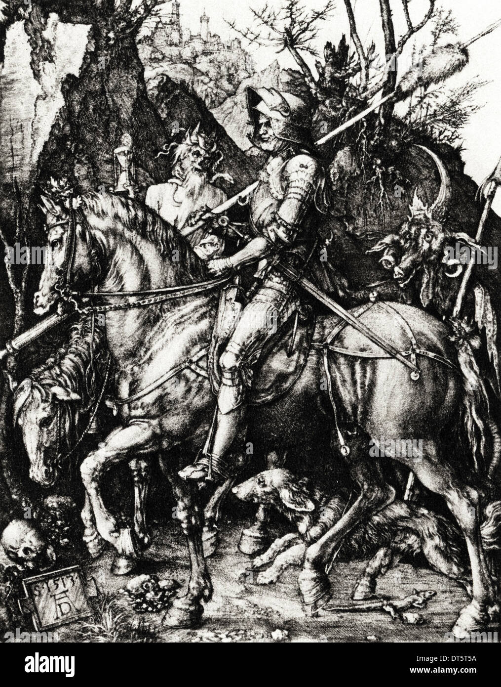 Le Chevalier La Mort Et Le Diable Banque d'image et photos - Alamy