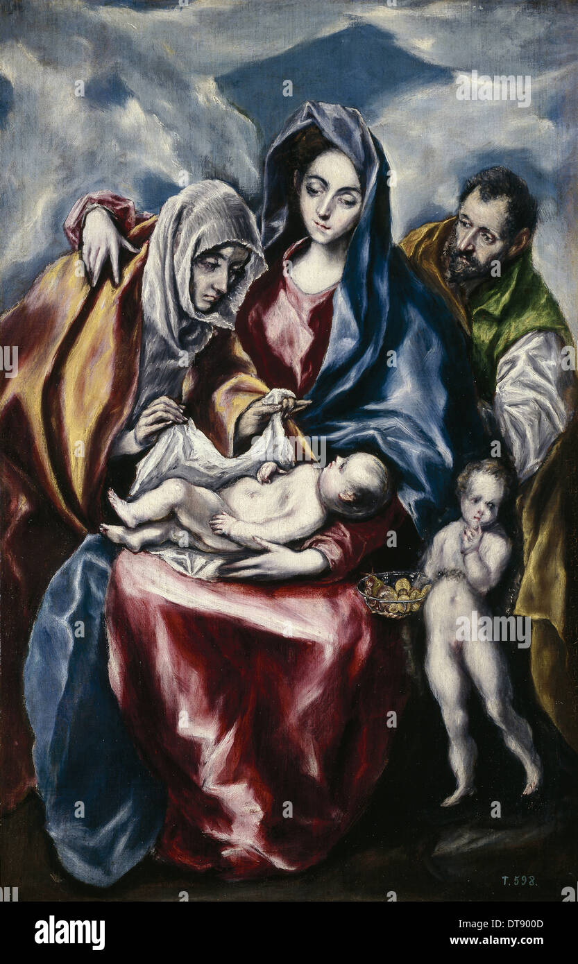 Sainte famille avec saint jean baptiste Banque de photographies et d ...